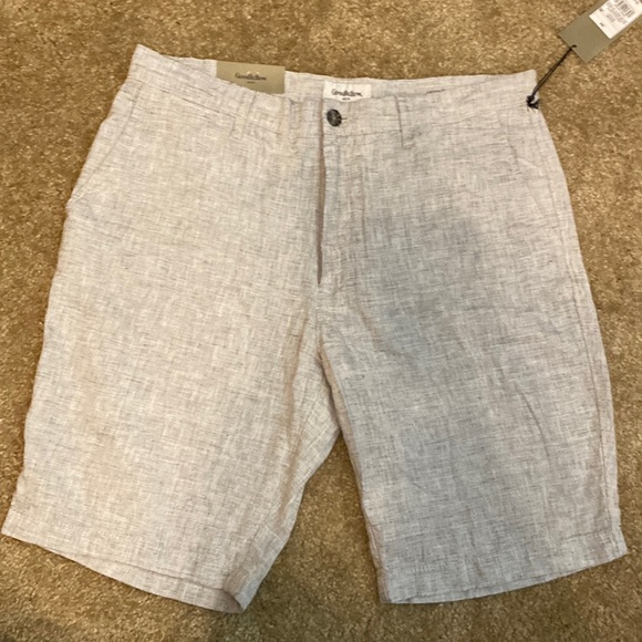 Goodfellow & Co | Shorts | Goodfellow Co Whitegray Flatfront Shorts ...